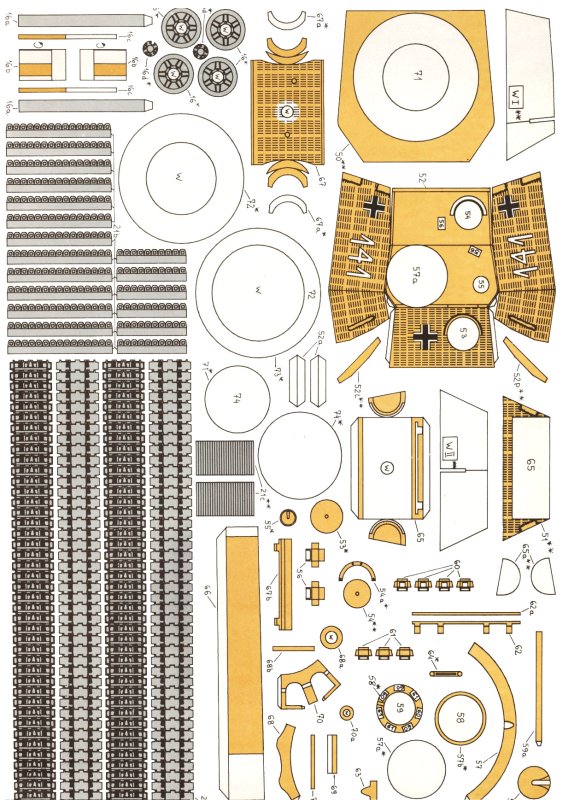 papercraft-database: [Mikro Model] - Pz.Kfpw V G Panther