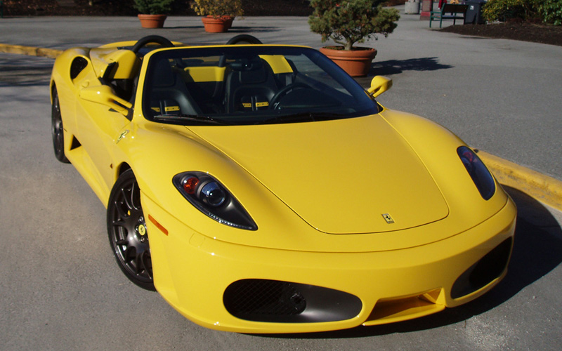 Dream Car: Ferrari f430 spider yellow