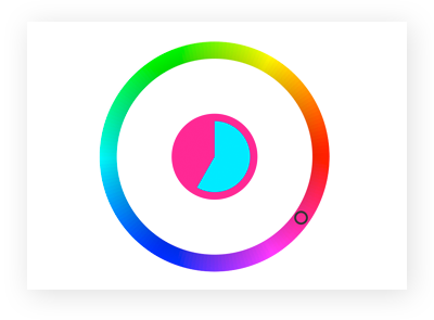 Play the color wheel game | How About Orange