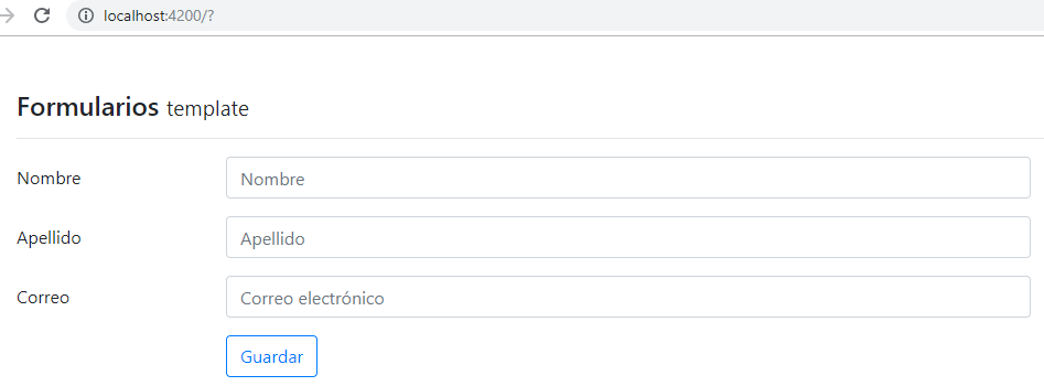 ELECTROBÓVEDA: Angular: 31. Formularios. Creando un formulario
