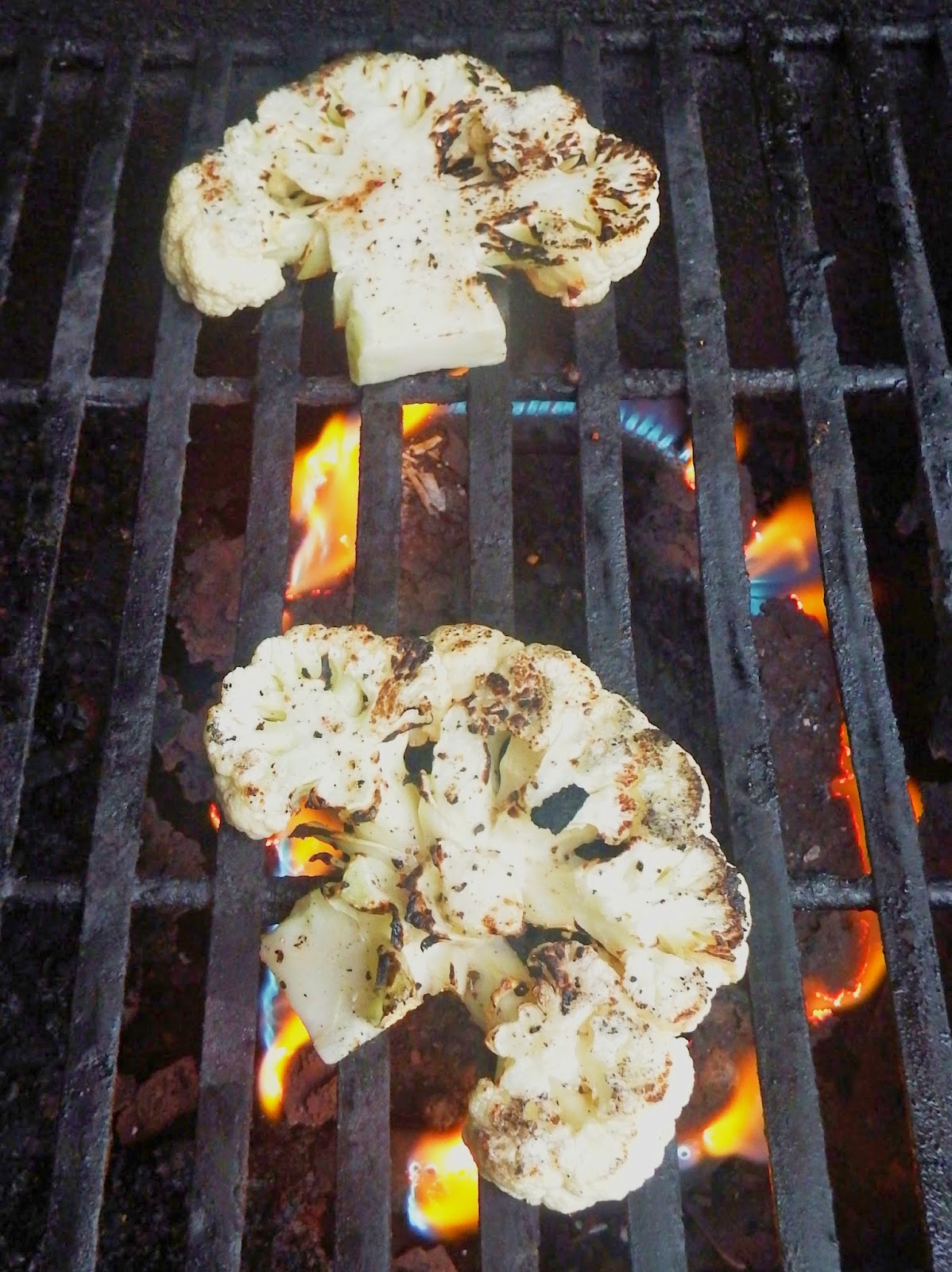 Food By Bram: Grilled Cauliflower Steak (plating practice)