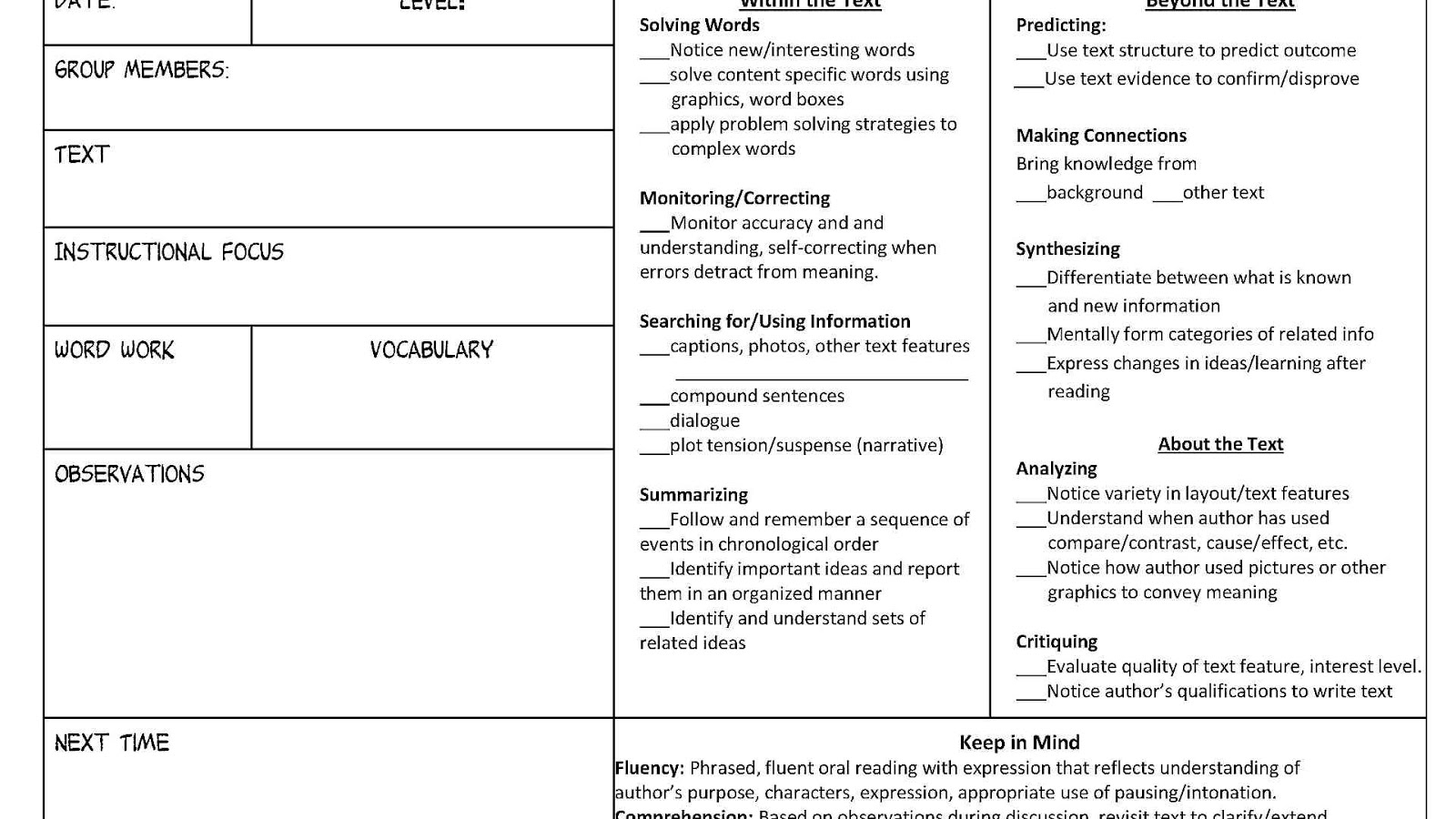 Reading Comprehension Lesson Plans 6th Grade Compre Choices Reading Comprehension Lesson Plans 6th Grade Compre Choices