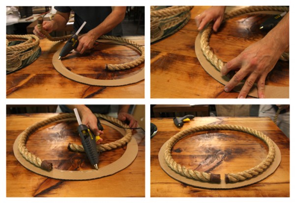 Interior Decoration Tips, Articles & Videos: DIY Hemp Rope Frame For ...