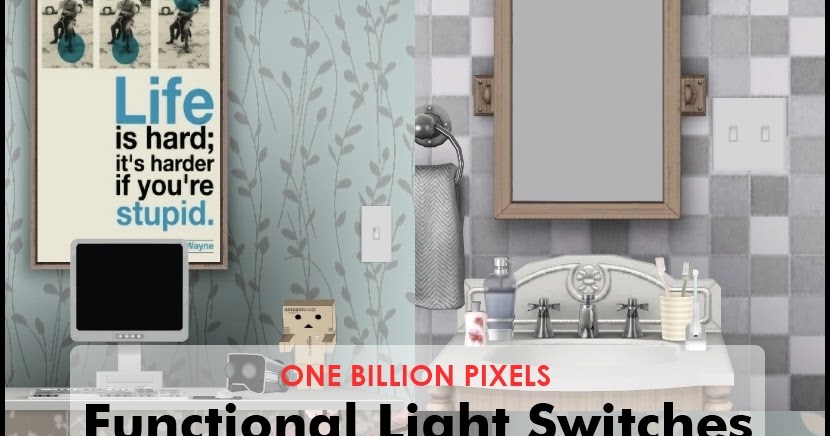 Functional Light Switches - One Billion Pixels