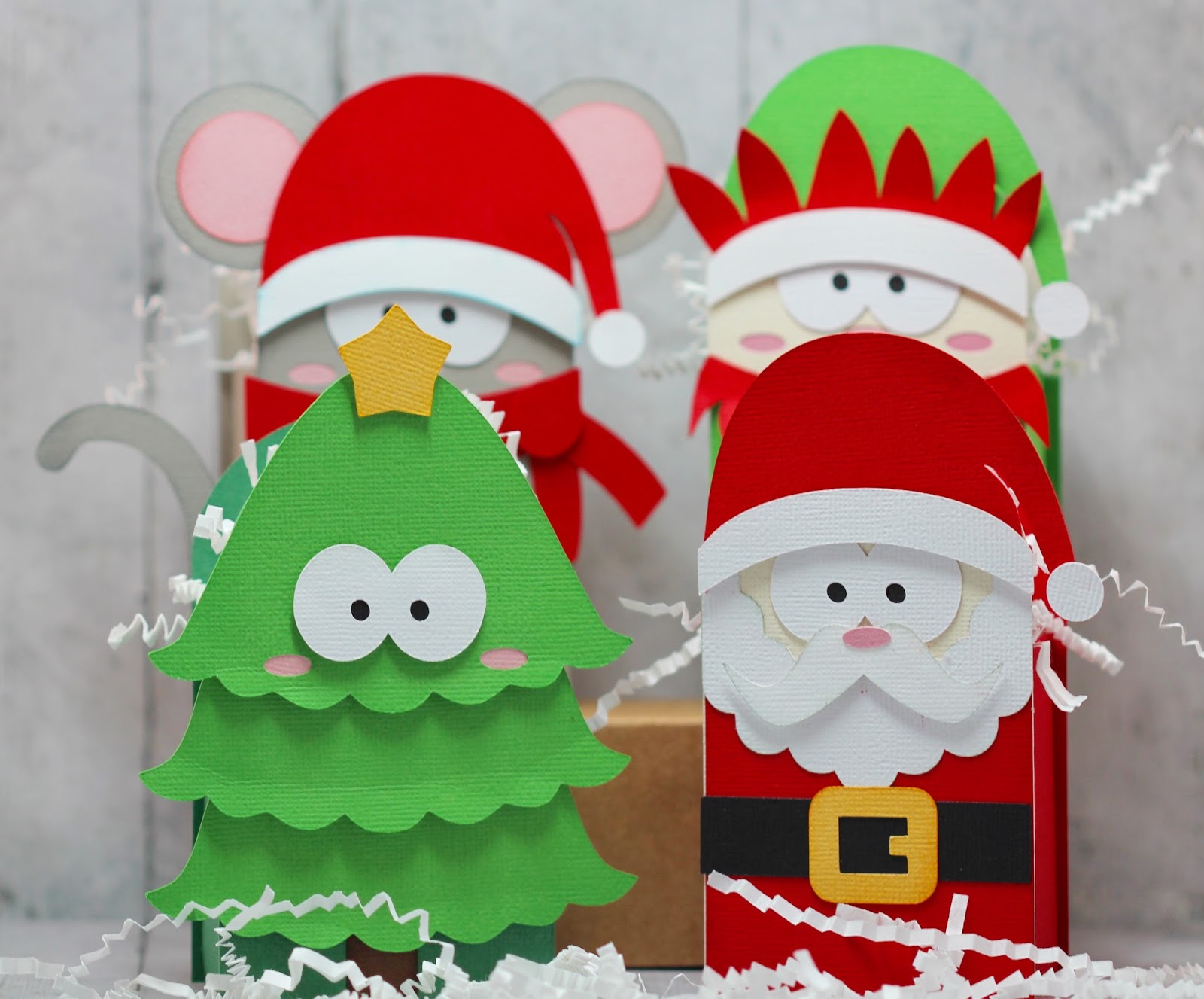 This and That: Christmas Character Boxes