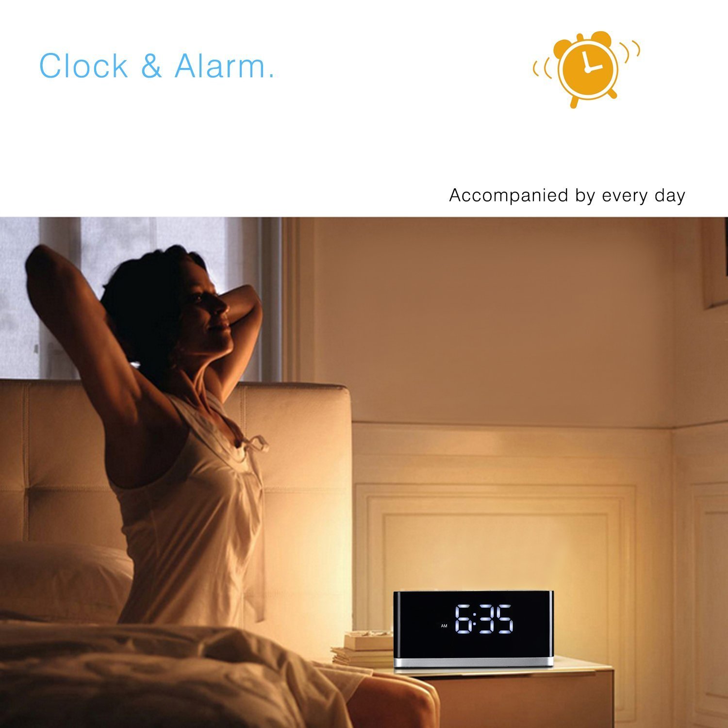 Musky Portable Bluetooth Speaker DY-27 with LED Display, 10W Home ...