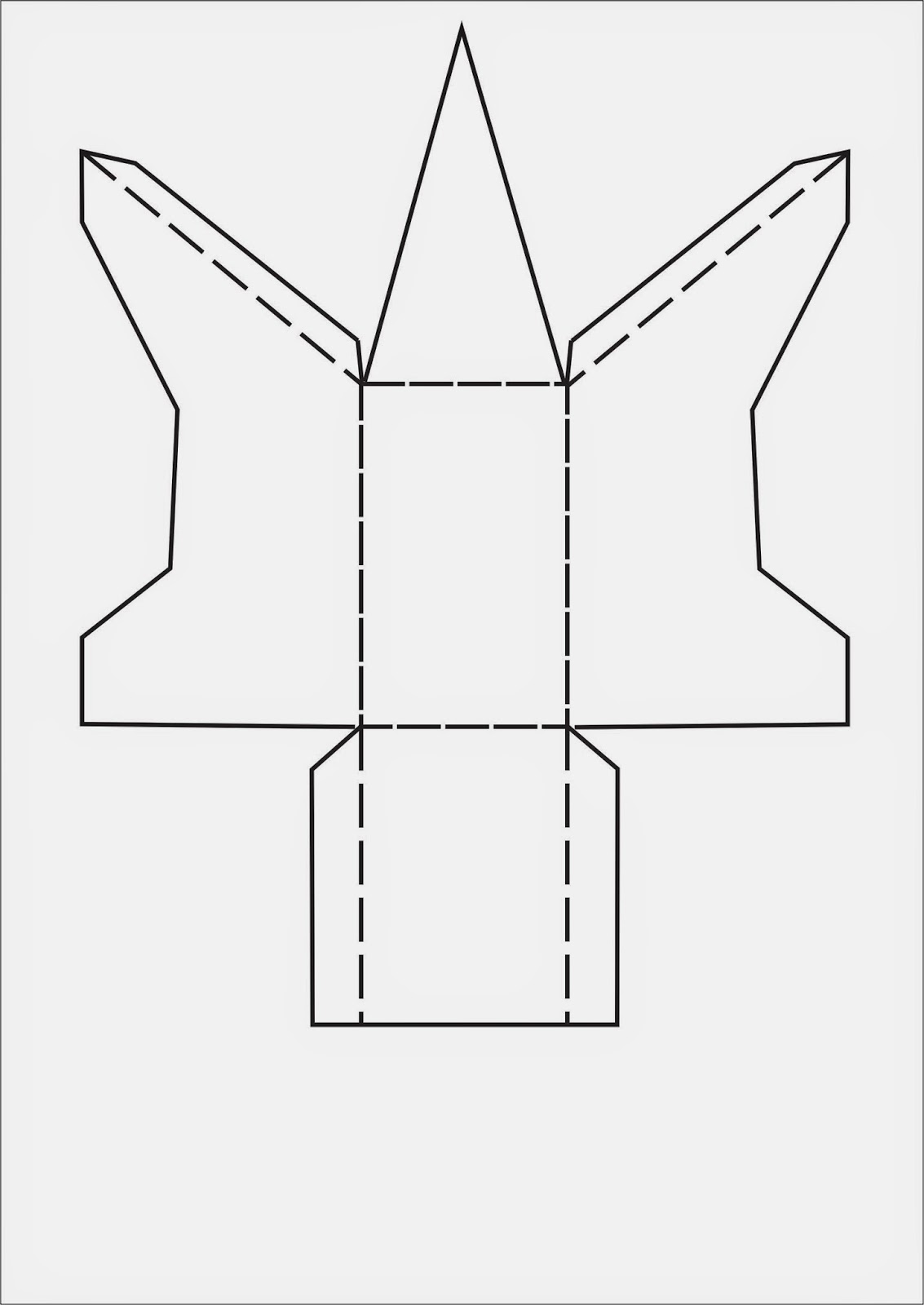 Eu Amo Artesanato: Barco de Papelão com molde