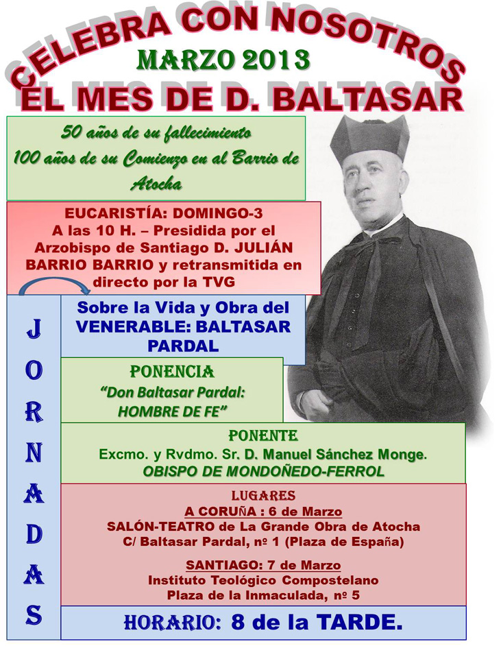 Pastoral Santiago: Jornadas sobre la vida y obra del Venerable Baltasar ...