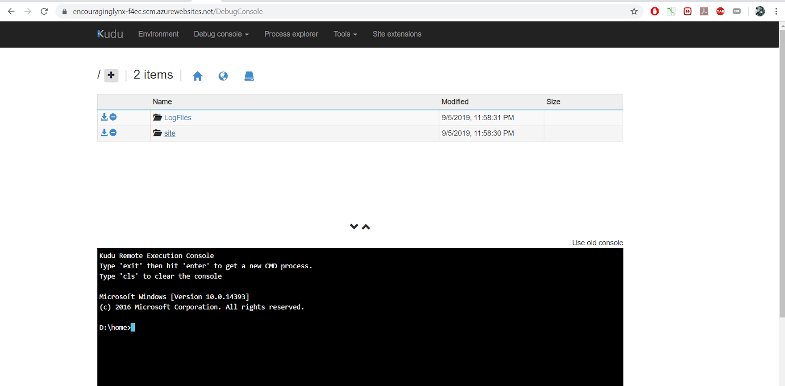 Azure And Co Try Azure App Service Deploy Manually A Node Js Api Kudu Upload