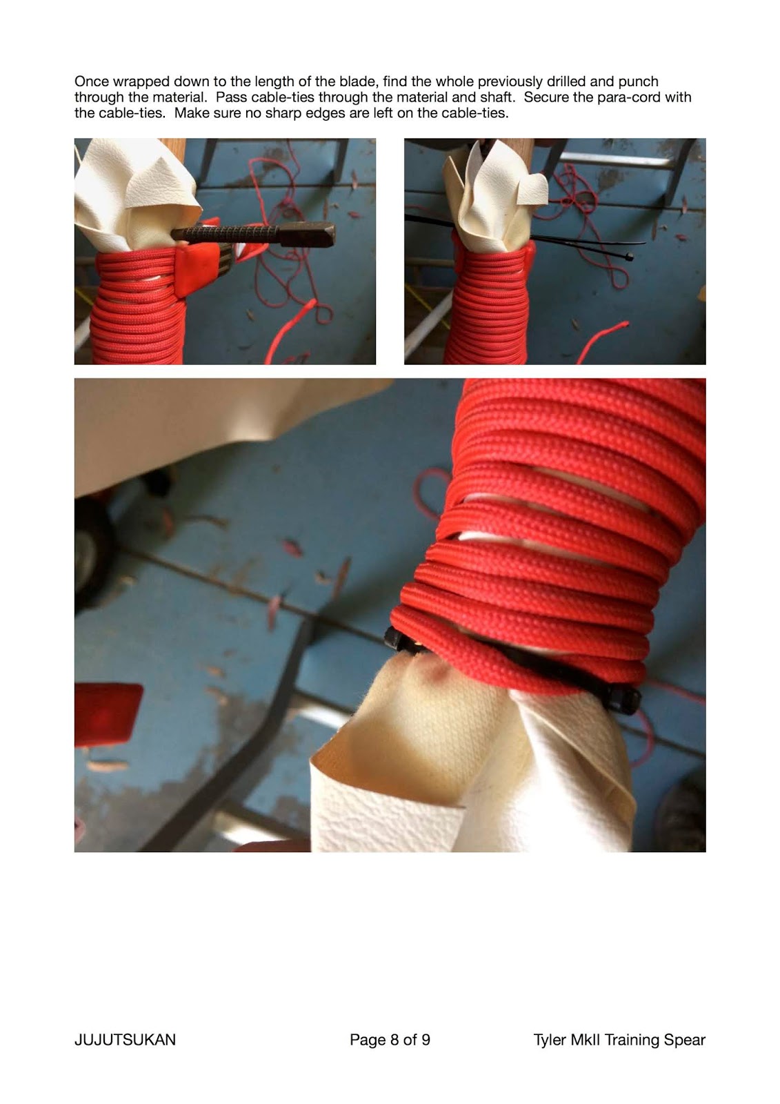 Spear (Yari) - Making a Training Spear (Suyari)