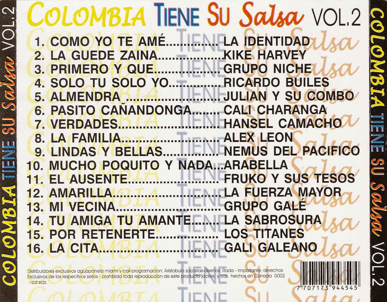 Colombia Tiene su Salsa Vol.2 | EL PAPA DE LA SALSA Colombia Tiene su Salsa Vol.2 | EL PAPA DE LA SALSA