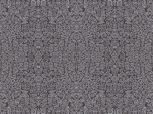 ISOM SYMBOLIC ART: Biomorphic patterns.