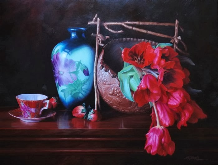 Mary Kay Krell | Still Life Colorful Paintings for Your Inspiration ...