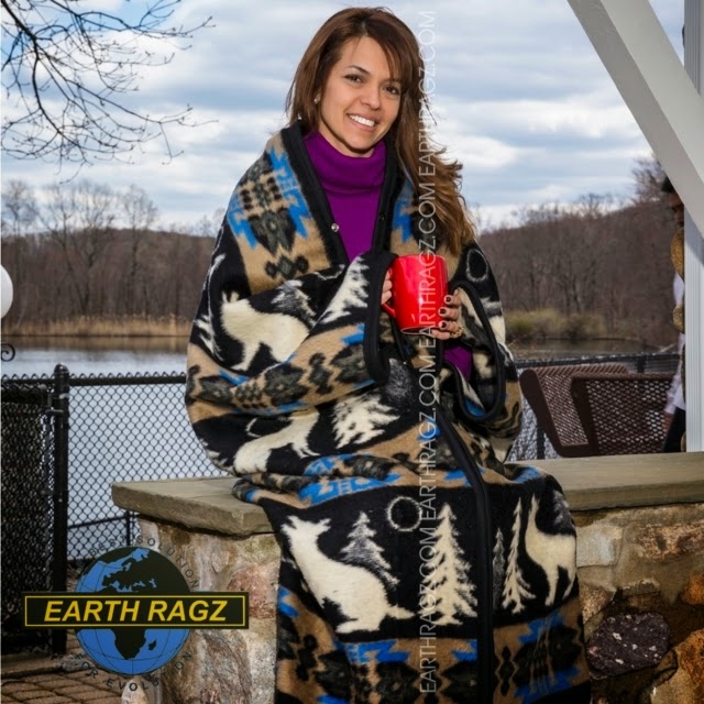 Earth Ragz Products: Baja's, Blankets, and more!: Timber Wolf Warm Me Up