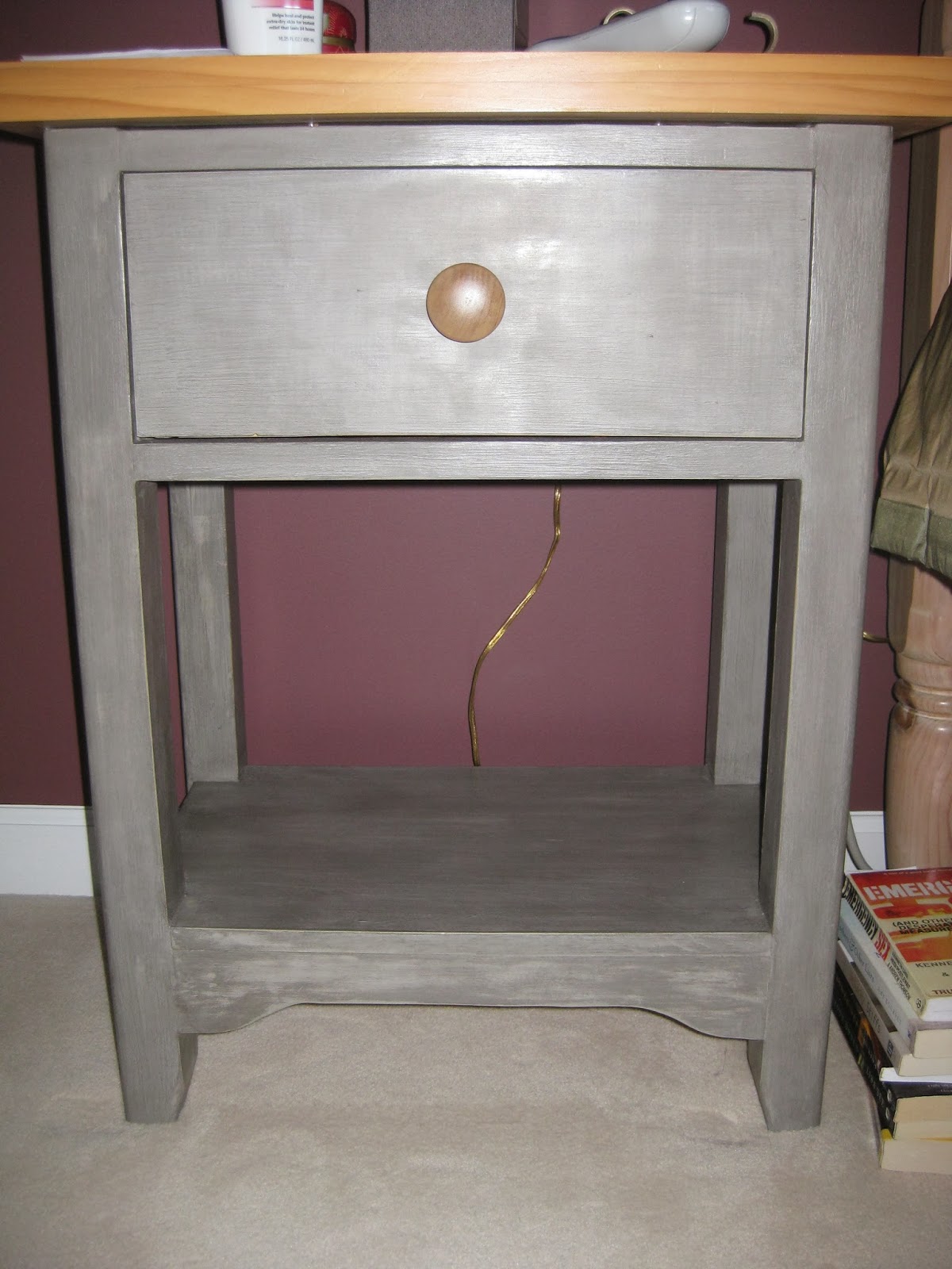 Cloudy Creations: Bedside Table Transformation