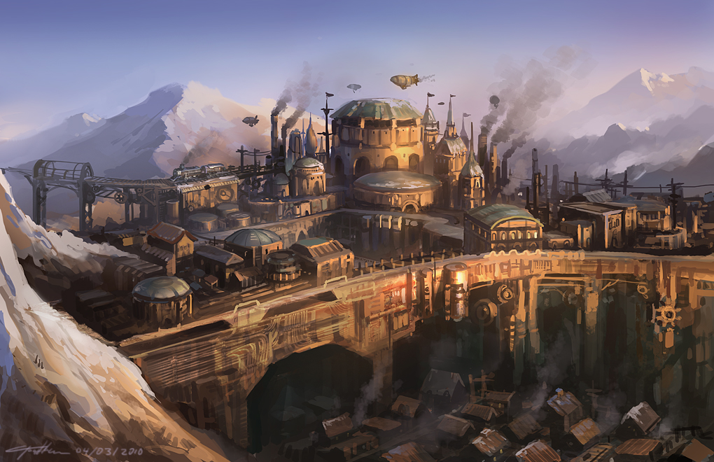 Zilargo | Fantasy city, Fantasy landscape, Concept art