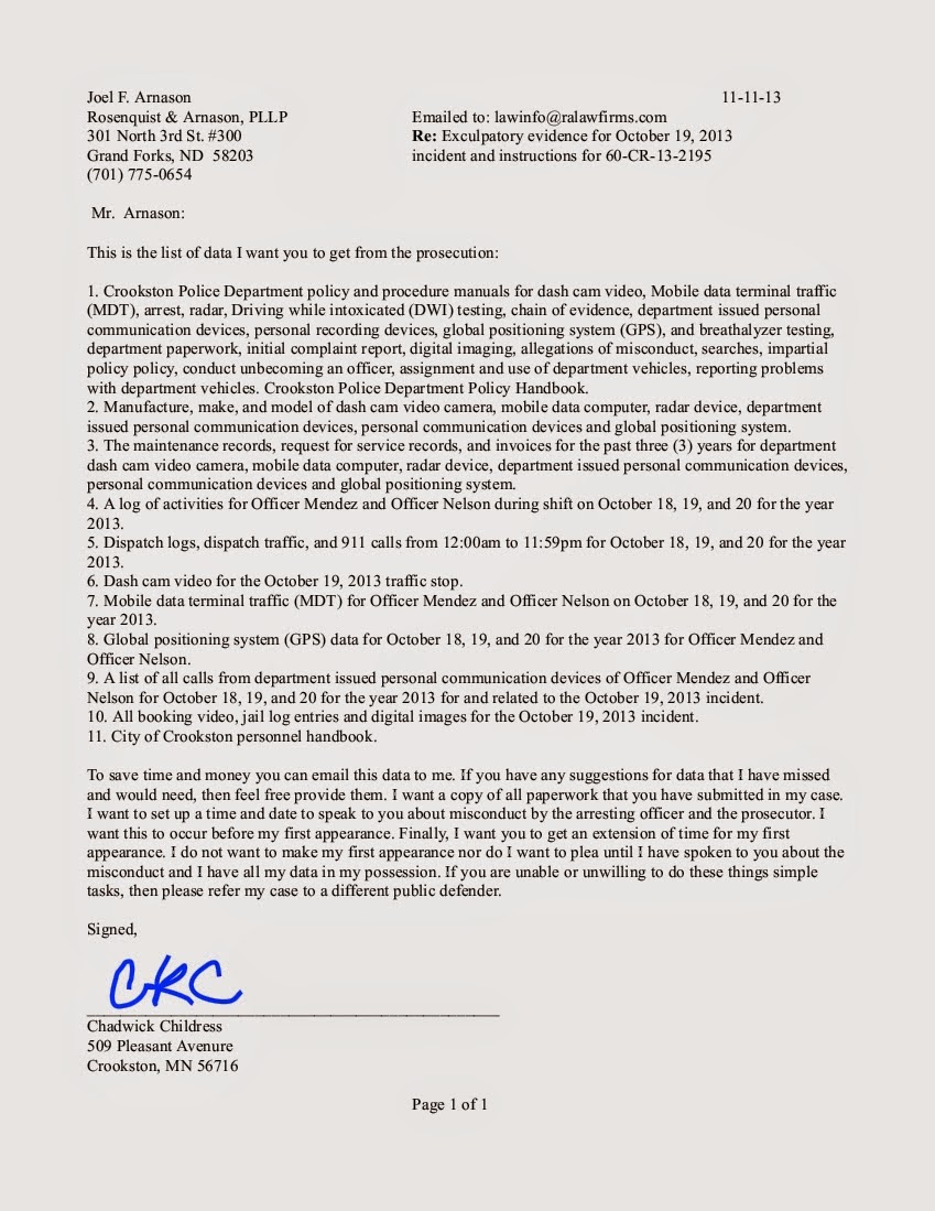 Lion News: Danger! Childress Illegally Coerced Into Pleading Guilty ...