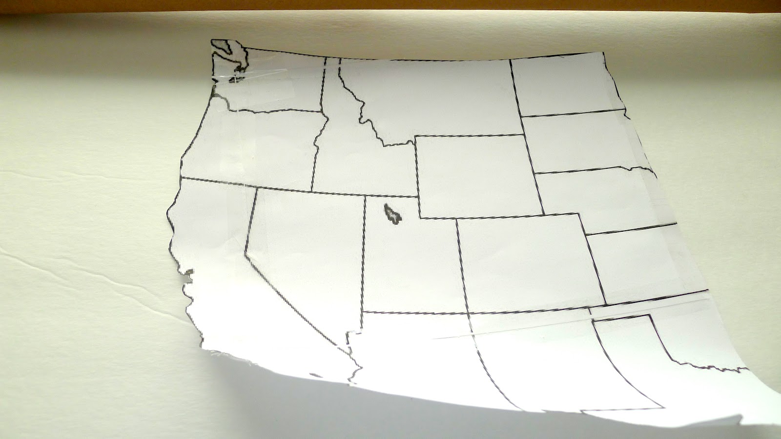 DIY: Map Silhouette Wall Art Tutorial