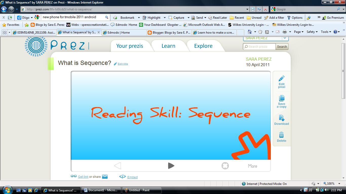Blogs by Sara E. Perez: April 2011