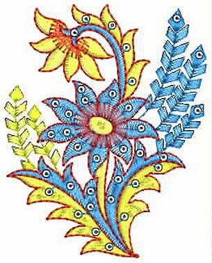 EmbDesignTube: South Asian Cultural Patchwork Designs