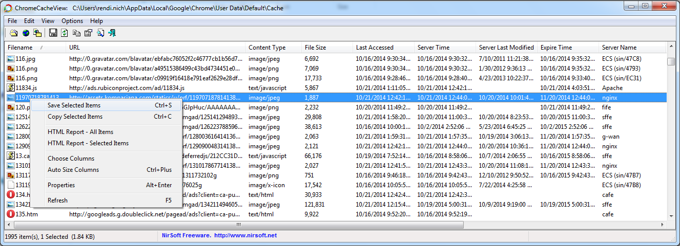 Cara Melihat Isi File Cache Browser Firefox dan Chrome | delenong