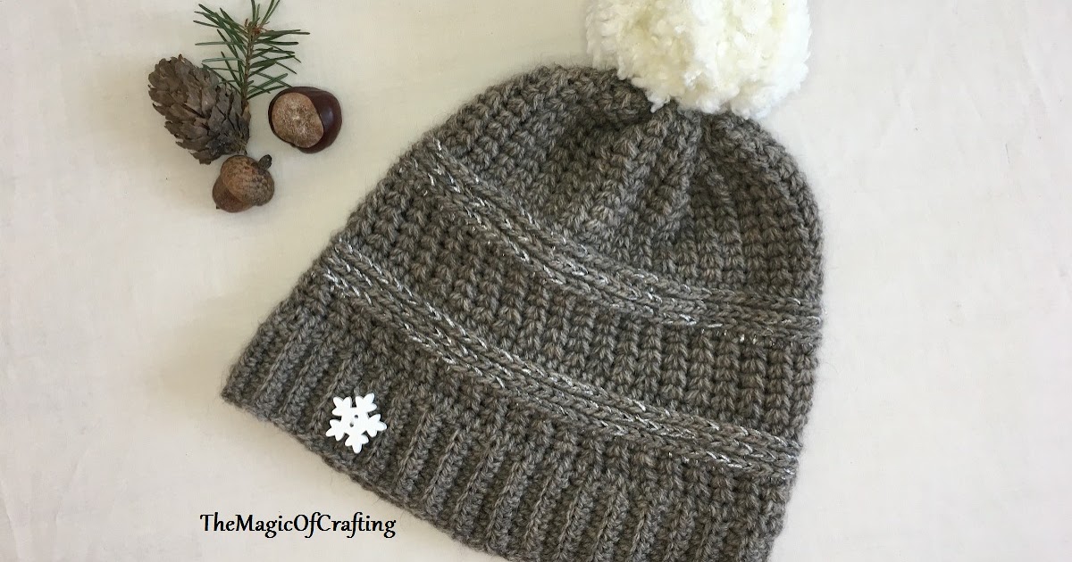 Free crochet patterns and DIY, crochet charts: Snowflake hat