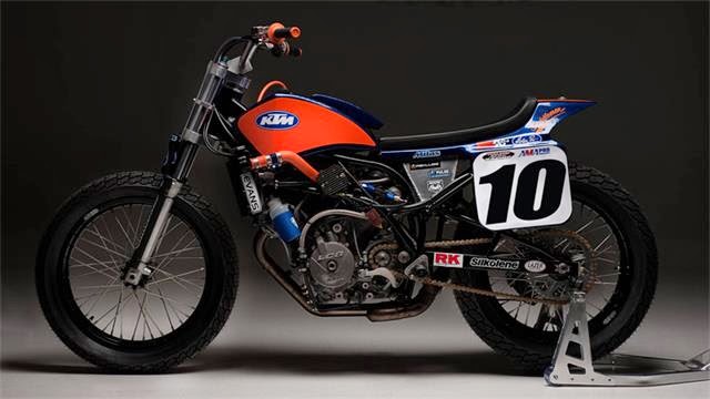 Racing Cafè: KTM LC8 AMA Pro Flat Tracker J.Lewis 2014