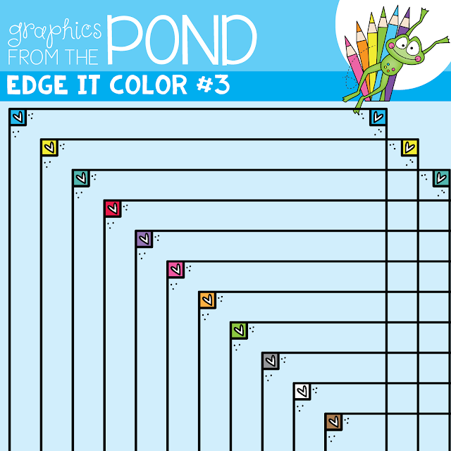 Rainbow Edge It Frames | From the Pond