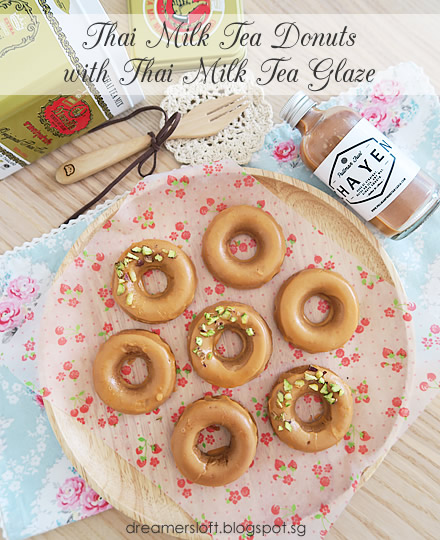 DreamersLoft: Thai Tea series - Part IV Thai Milk Tea Donuts with Thai ...