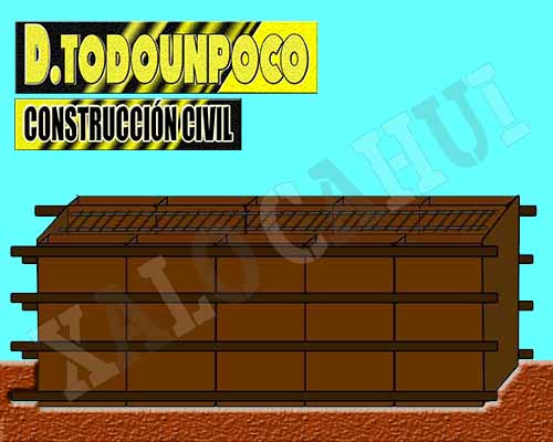 ENCOFRADO DEL MURO DE CONTENCION ~ D.TODOUNPOCO