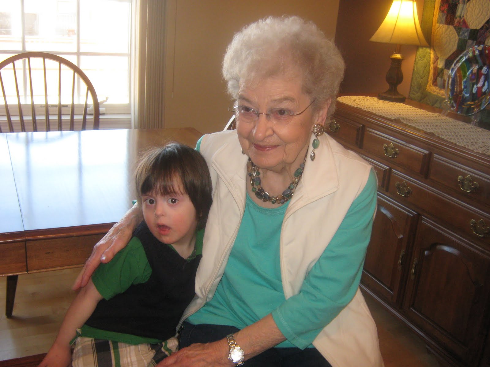 Beauty for Ashes: Grandma Lucille & Her newest Grandson.....