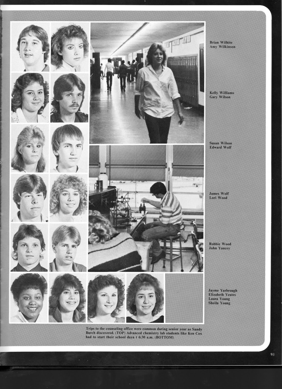 NHS Class of 1986: Senior Photos from Yearbook