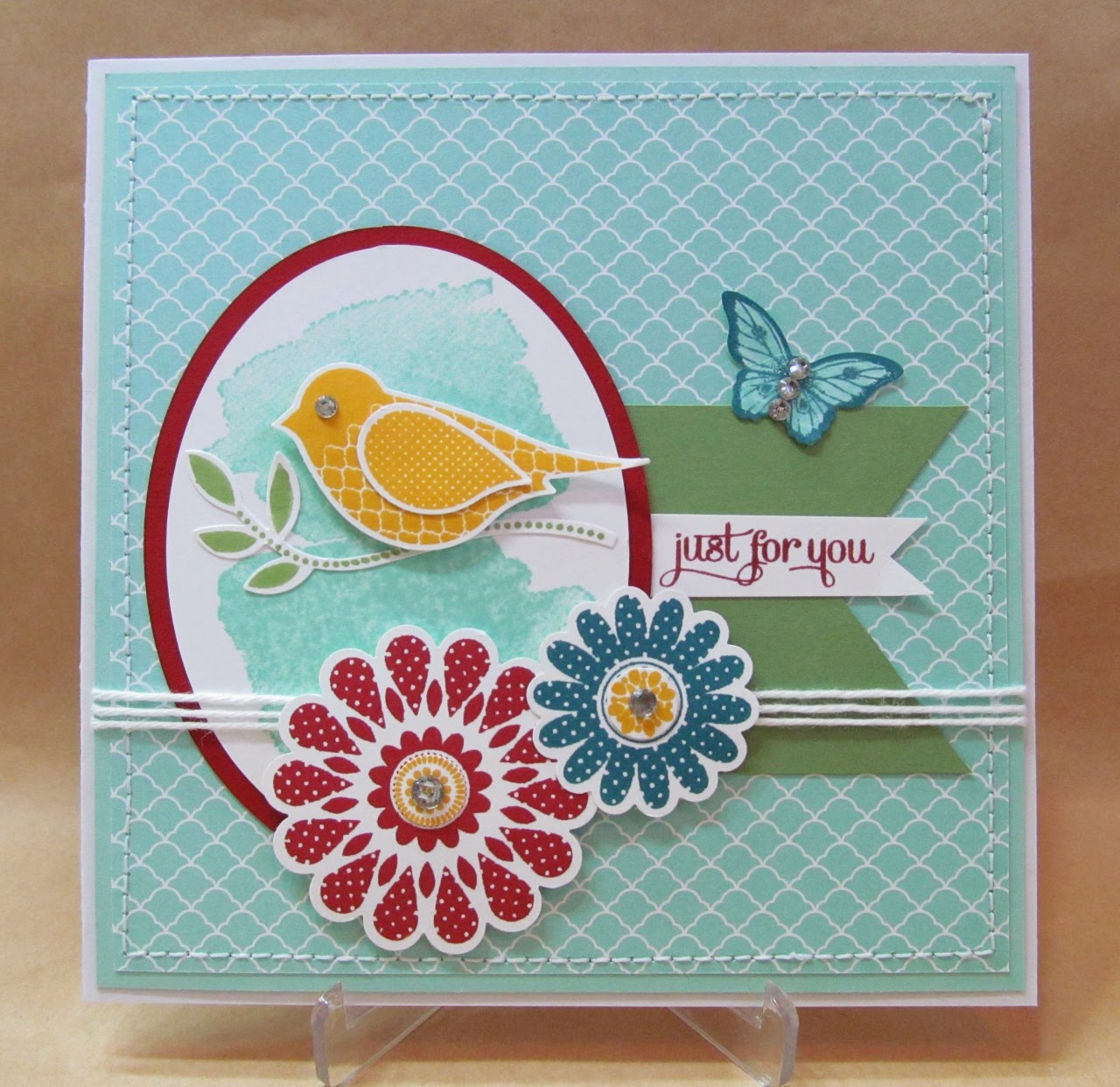 Savvy Handmade Cards: Polka-Dot Pieces Card
