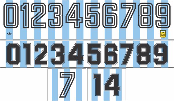 Adidas 1974-1978 font