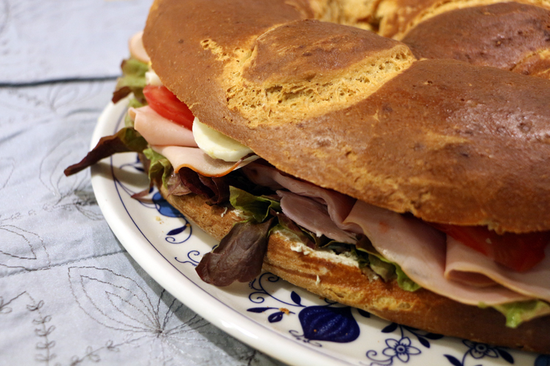 Gefüllte Partybrezel