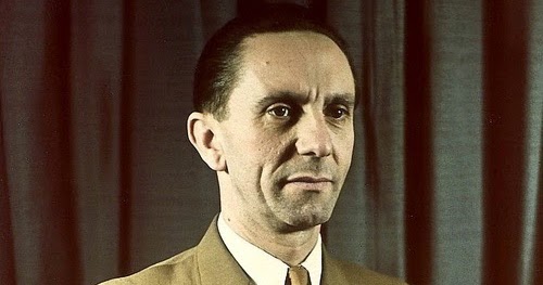 ESPEJO DE ARCADIA: JOSEPH GOEBBELS 58 (color): "El mundo está en ...