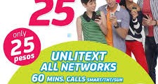 Smart offers All-in 25 Promo with Unli text all Network + Trinet Call