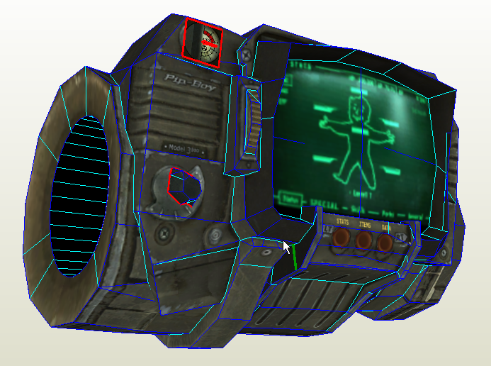 Evans Papercraft Blog: Fallout Pipboy 3000 done editing!!