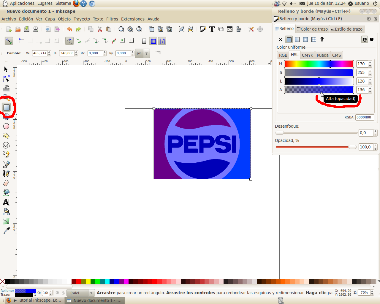 Tutorial Inkscape: LOGO 7