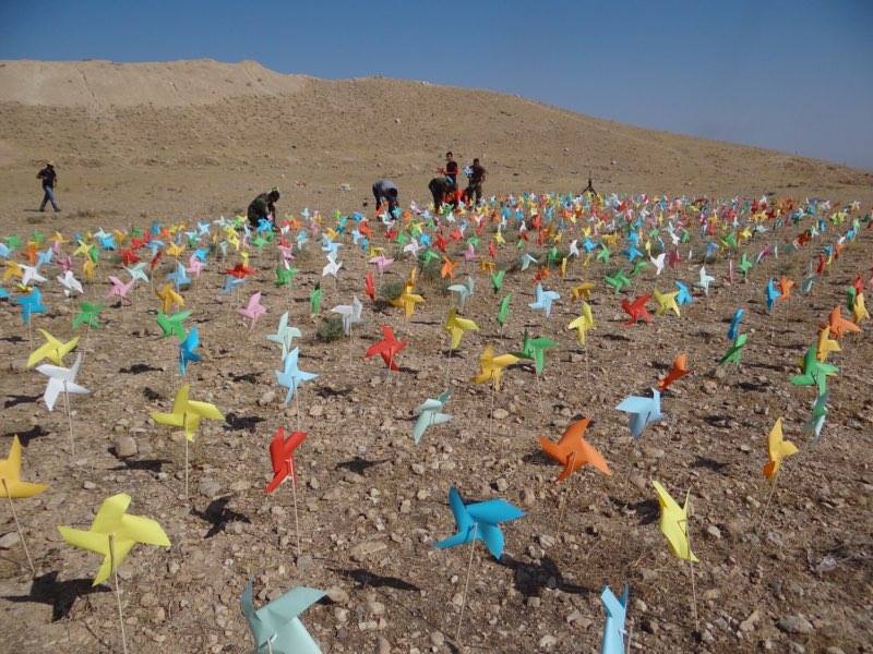 kurdistanart: Land art project in Shangal titled "Some Day I Was A ...