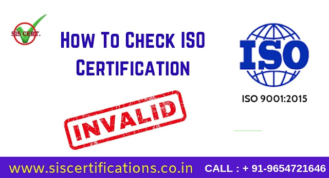 How to know whether ISO 9001 certificate is valid?