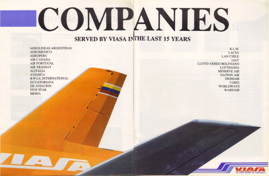 Airline memorabilia: Viasa (1990 ?)