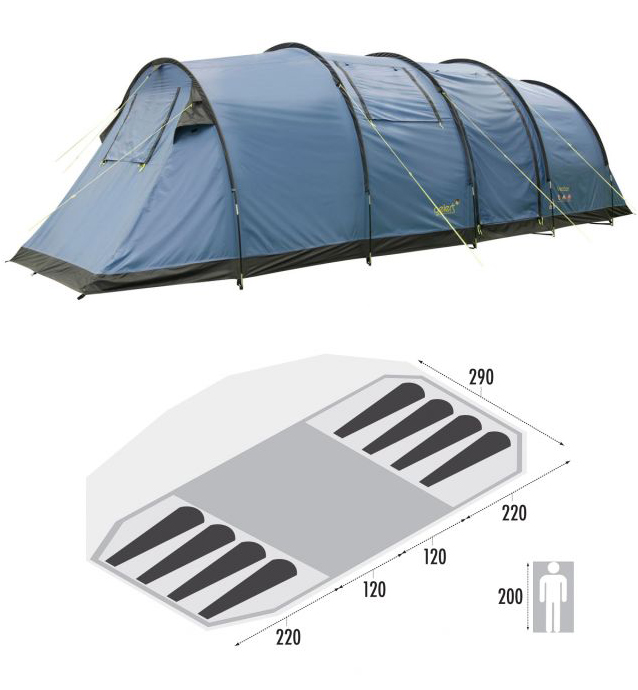 MAHERS OUTDOOR SHOP: Gelert Vector 8 berth tent