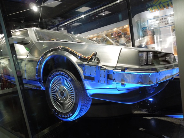 Hollywood Movie Costumes and Props: Original DeLorean Time Machine car ...