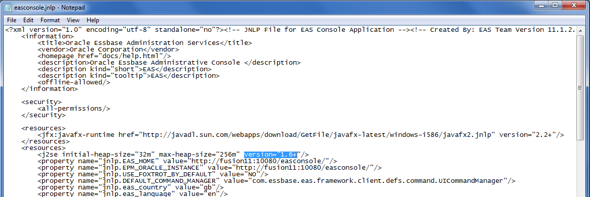 More To Life Running Eas Web Console Using Different Java Versions