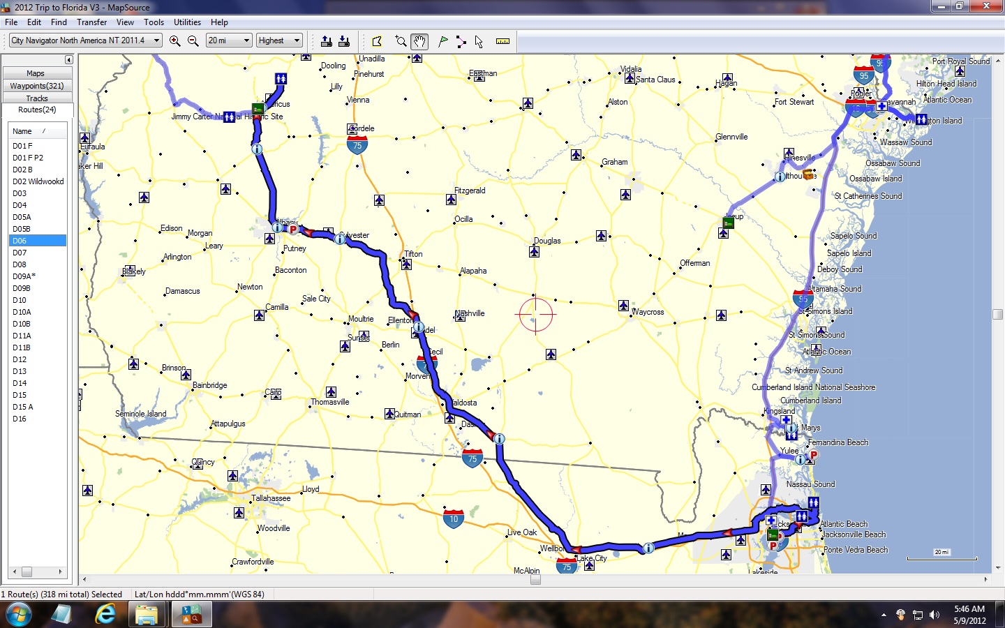 The Future is not Today: 2012 May Tour - Give Us our Daily Map