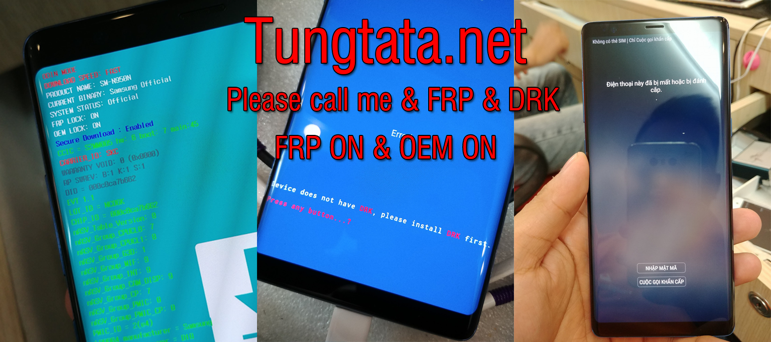 Samsung Galaxy Note 8 N950N N950F N950U Remove FRP Please call me, fix ...