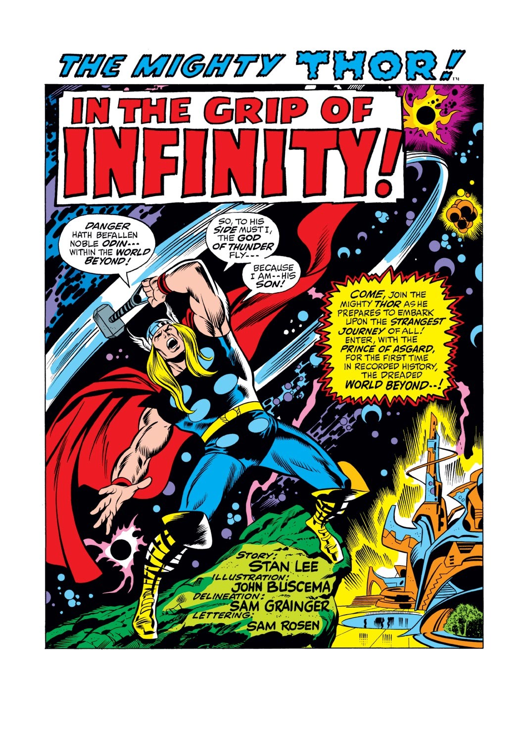 Diversions of the Groovy Kind: Making a Splash: John Buscema Gets Thor ...