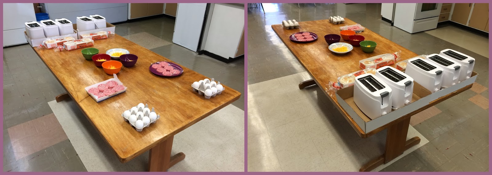 FACS Classroom Ideas: Ingredient Table