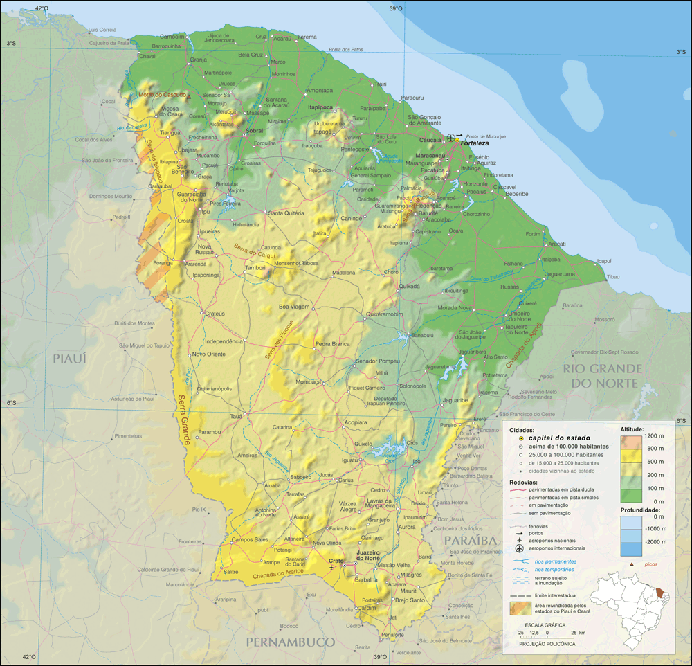 Mapas do Estado do Ceará